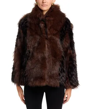 Love Token Faux Fur Jacket