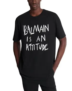 Balmain Logo Graphic Tee