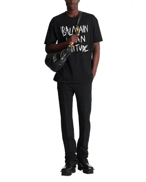 Balmain Logo Graphic Tee