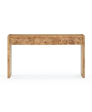 TOV FURNITURE Brandyss Burl Console Table - Honey