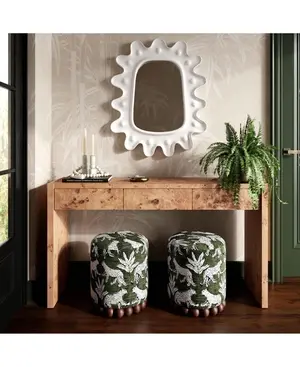 TOV FURNITURE Brandyss Burl Console Table - Honey