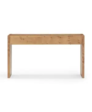 TOV FURNITURE Brandyss Burl Console Table - Honey