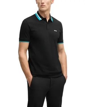 BOSS Paddy Ap Heritage Polo - Black