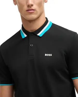 BOSS Paddy Ap Heritage Polo - Black