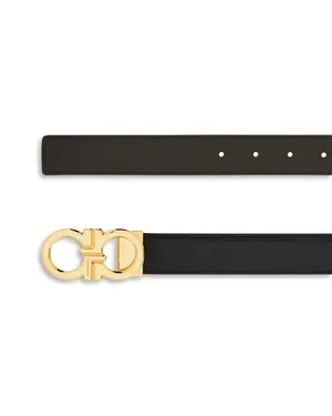 FERRAGAMO Leather Belt - Nero