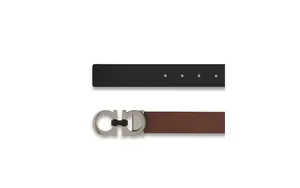 FERRAGAMO Reversible Gancini Belt