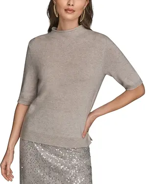 Donna Karan New York Mock Neck Sweaters For Women