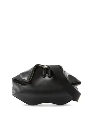 Alexander McQueen Manta Leather Messenger Bag