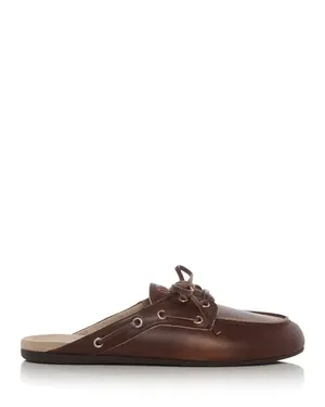 Miu Miu Boat Mule Loafers