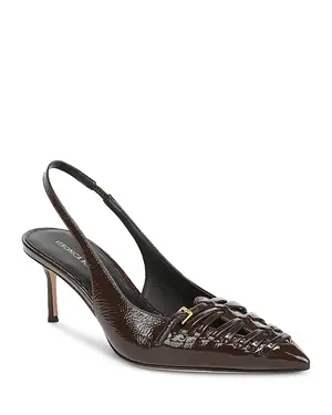 Veronica Beard Rashida Slingback Pumps - Mocha