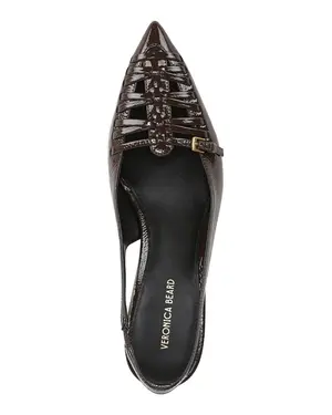 Veronica Beard Rashida Slingback Pumps - Mocha