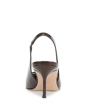 Veronica Beard Rashida Slingback Pumps - Mocha
