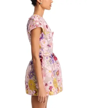 BRONX AND BRONCO Jasmine Cap Sleeve Mini Dress