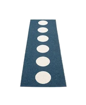 PAPPELINA Vera Rug, 27 X 90 - Ocean Blue