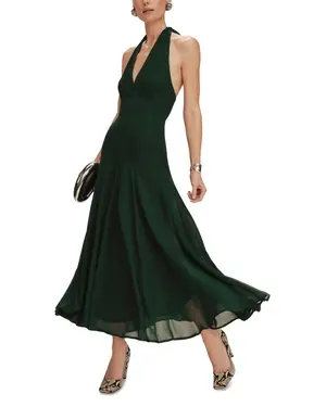REFORMATION Briony Halter Dress