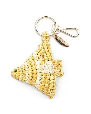 Poolside The Fish Raffia Bag Charm - No Color