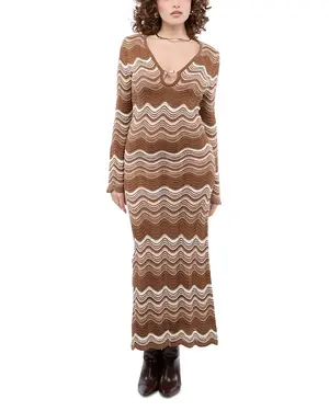 CAPITTANA Sandra Cover-up Dress - Brown