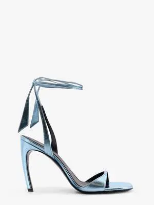 Attico Ora Satin Heel - Blue