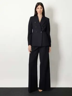 Max Mara Ricetta Virgin Wool Blazer - Blue