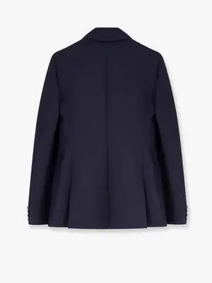 Max Mara Ricetta Virgin Wool Blazer - Blue