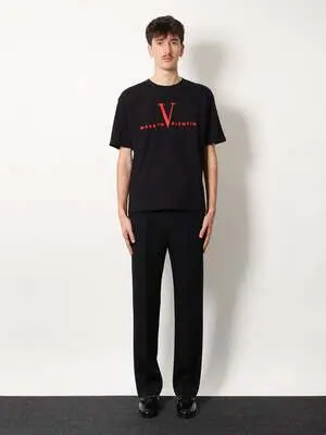 Valentino Garavani Cotton Tshirt - Black