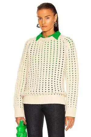 Bottega Veneta Open Cable Knit Sweater