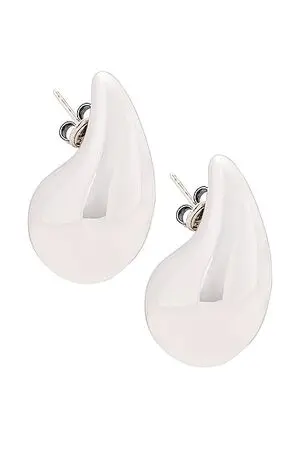 Bottega Veneta Sterling Dangle Earrings - Silver