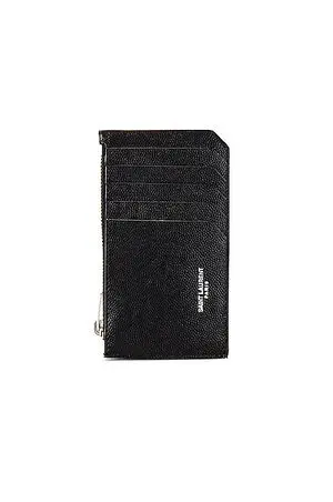 Saint Laurent Credit Card Holder - Black