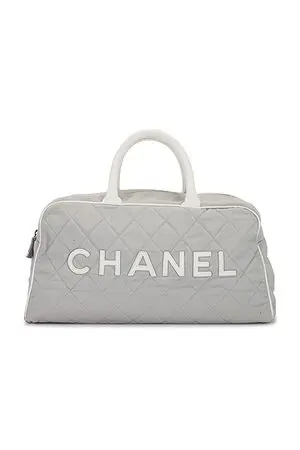 Chanel Logo Sport Bowling Bag