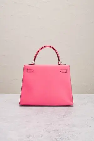 Hermès Chevre Kelly Sellier 25 Handbag - Rouge Garance