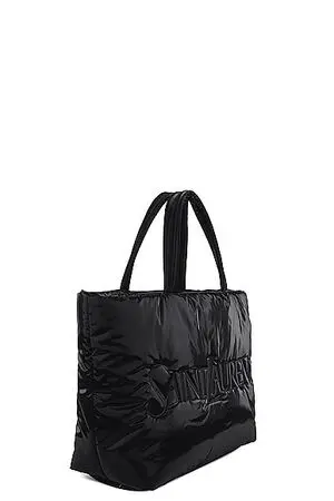 Saint Laurent Embossed Logo Tote Bag