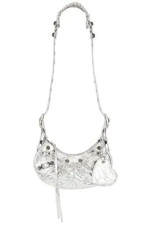 Balenciaga Le Cagole XS Shoulder Bag Silver