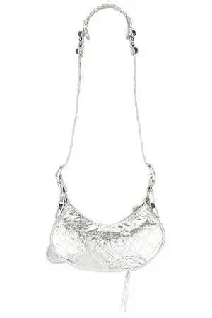 Balenciaga Le Cagole Xs Shoulder Bag - Silver