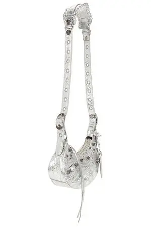 Balenciaga Le Cagole Xs Shoulder Bag - Silver