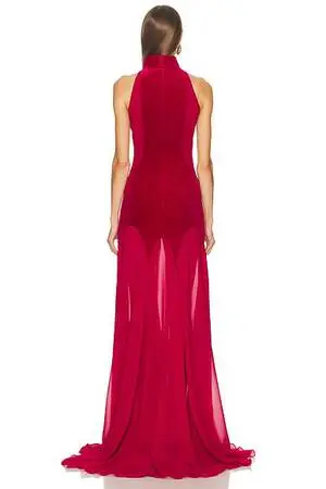 Alexander McQueen Evening Halter Gown