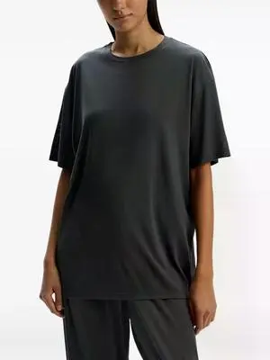 12 STOREEZ Silk Crew-neck T-shirt