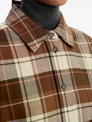 12 STOREEZ Checked Button Down Shirt