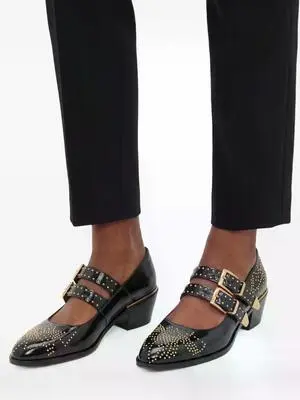 Chloé Susanna Buckle-strap Pumps - Black