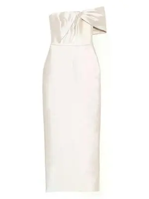 Amsale Satin Dress