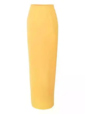 Carolina Herrera Column Maxi Skirt - Yellow