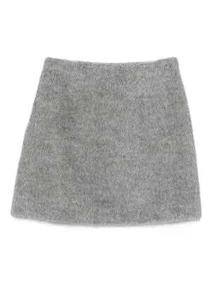 Andamane Front-slit Mini Skirt