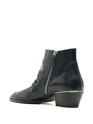 Chloé Susanna Studded Embellished Boots - Blue