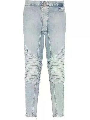 Balmain Mid-rise Cropped Skinny Jeans