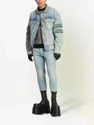 Balmain Mid-rise Cropped Skinny Jeans