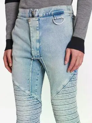 Balmain Mid-rise Cropped Skinny Jeans