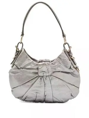Saint Laurent Bow-detail Leather Shoulder Bag