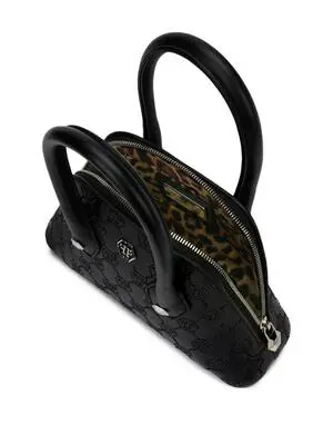 Philipp Plein Small Monogram Handle Bag