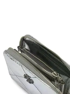 Tory Burch Kira Diamond Quilt Metallic Wallet