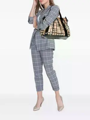 Burberry House Check Ruched Shoulder Bag