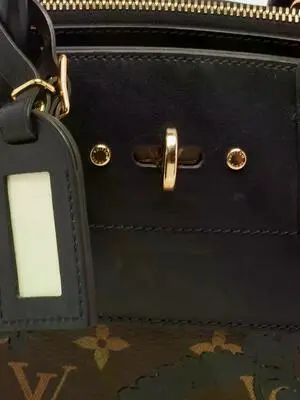 LOUIS VUITTON Monogram Canvas Tote Bag - Black